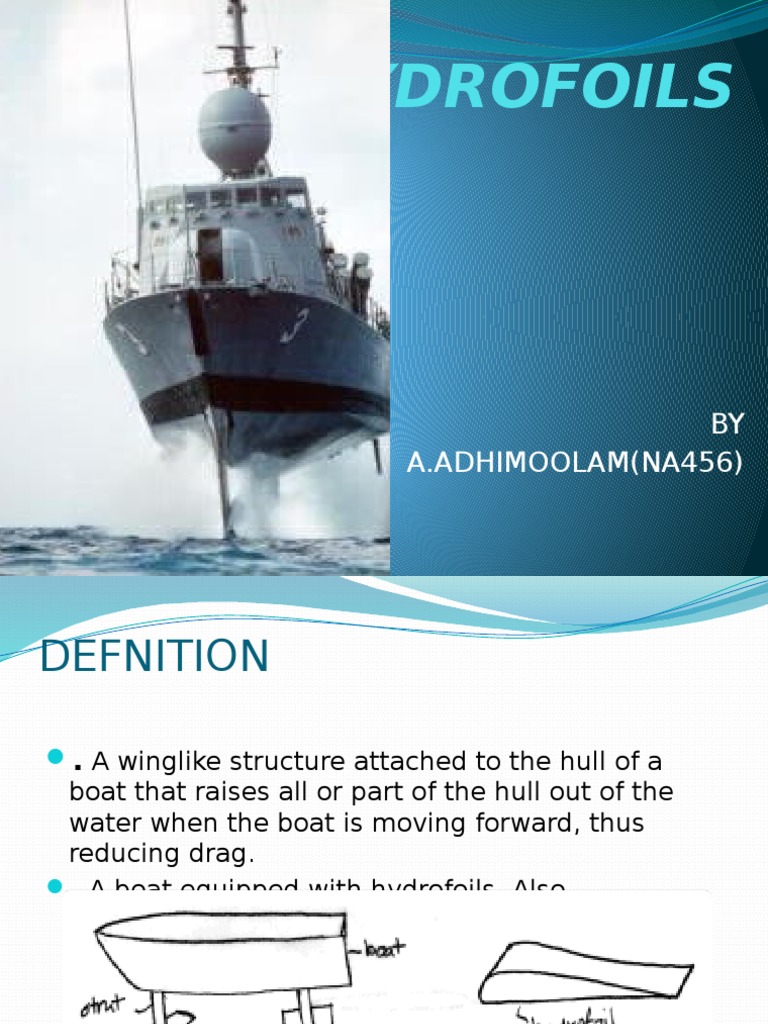 Hydrofoils PPT Na456 | Boat Types | Ships