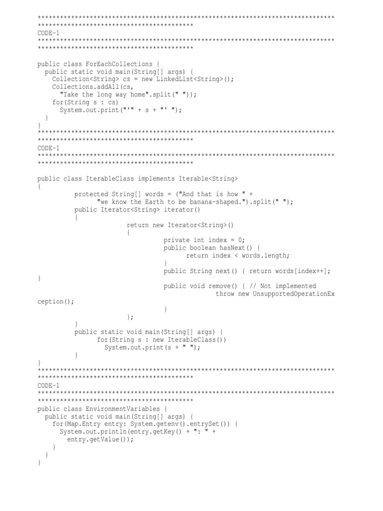 Foreach and Iterator | PDF