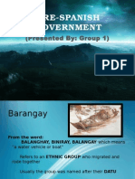 Pre Spanish Government | PDF | Philippines