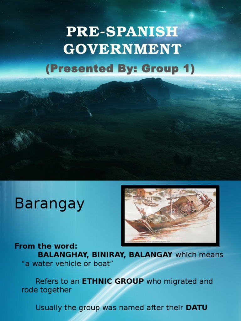 Pre-Spanish Government | PDF