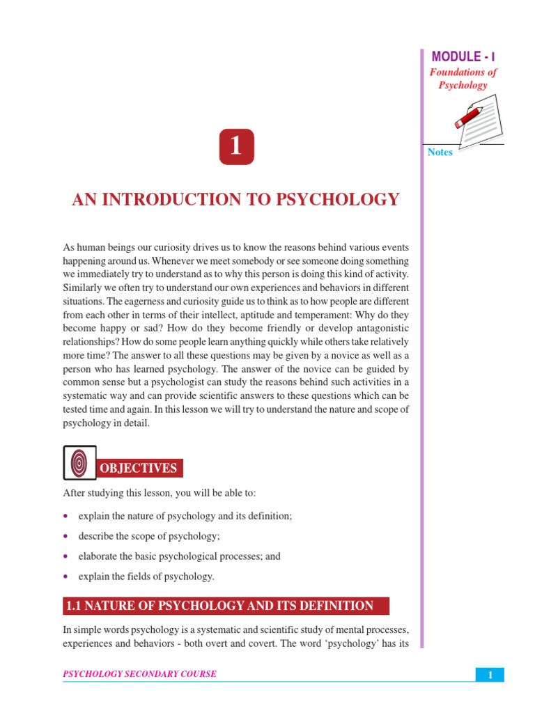 Intro To Psychology Quiz Questions | PDF