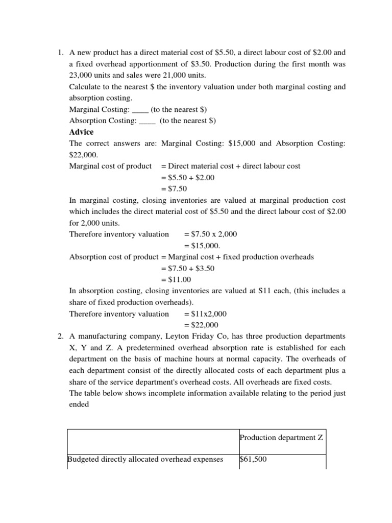 ACCA MA2 | Profit (Accounting) | Corporate Jargon