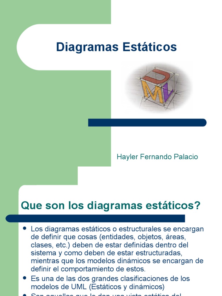 Presentacion Diagramas Estaticos | PDF | Objeto (informática ...