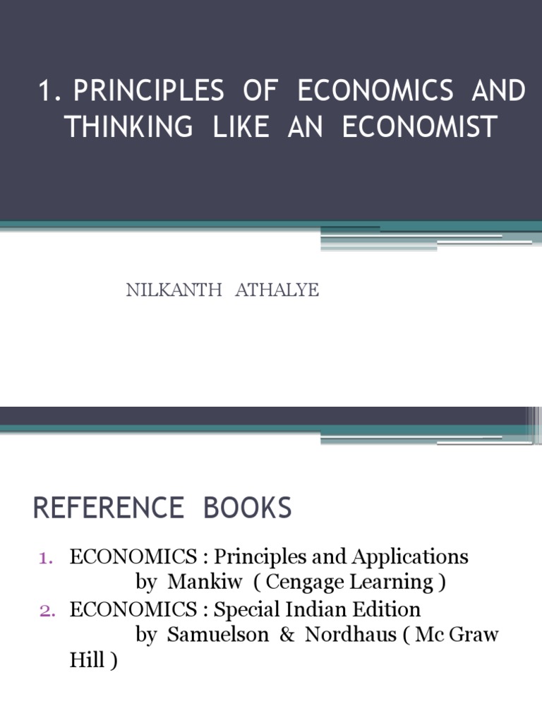 Principles of Economics | PDF | Macroeconomics | Economics