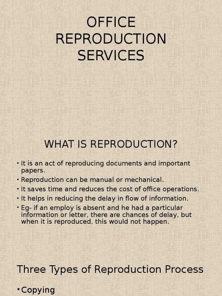 Office Document Reproduction Methods | PDF | Printing | Communication ...