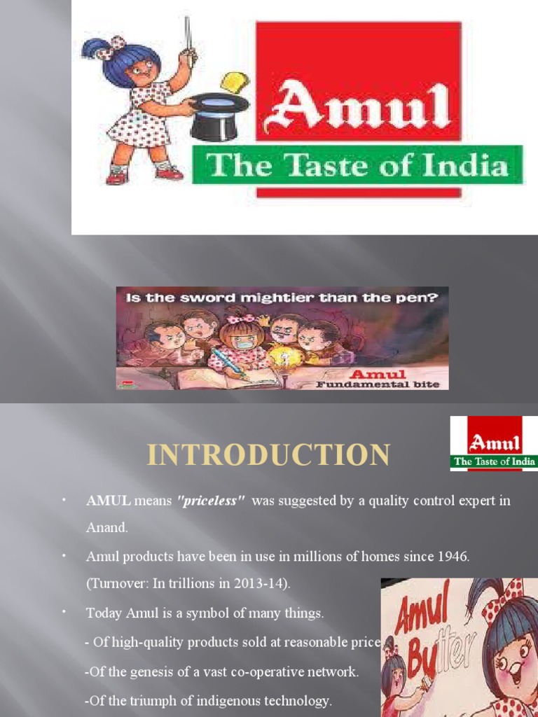 Presentation Amul | Marketing Strategy | Brand