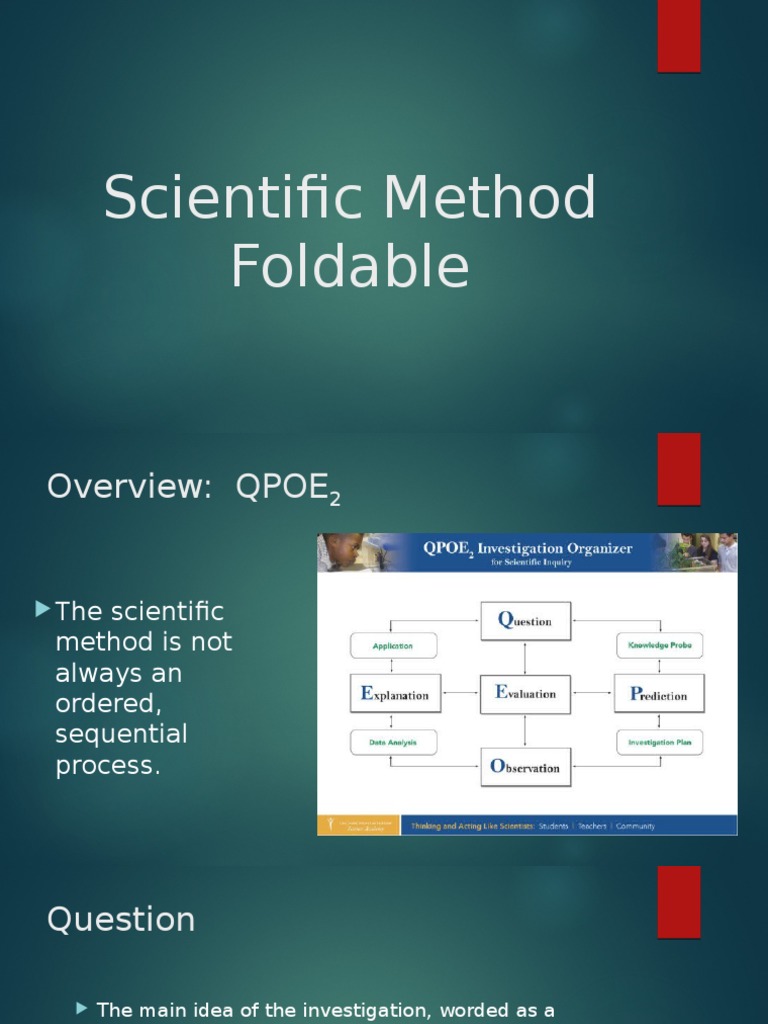 Scientific Method Foldable | PDF | Scientific Method | Data