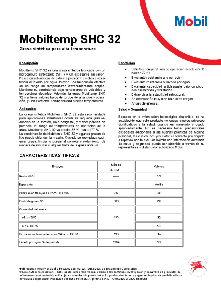 Mobiltemp SHC 32 | PDF | Agua | Sustancias químicas