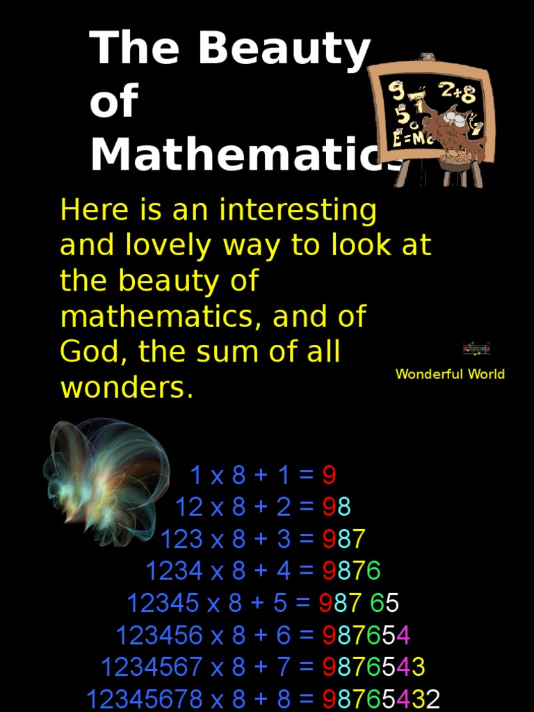 The Beauty of Mathematics Explained | PDF | Teaching Methods & Materials