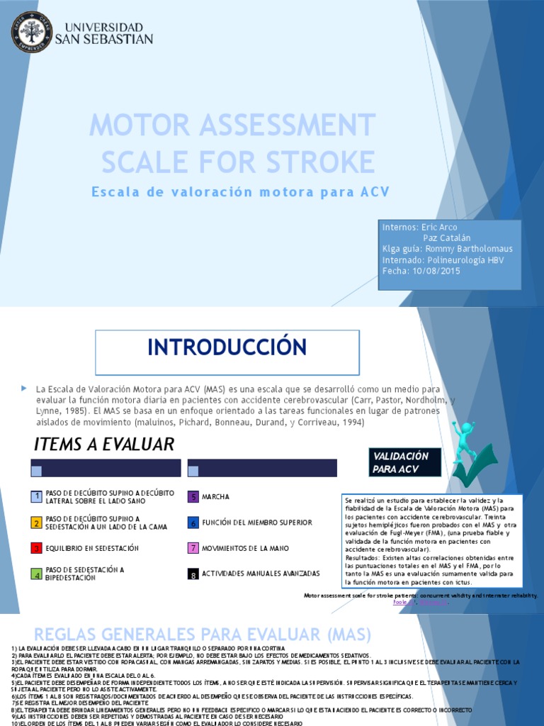Motor Assesement Scale | PDF | Hombro | Codo