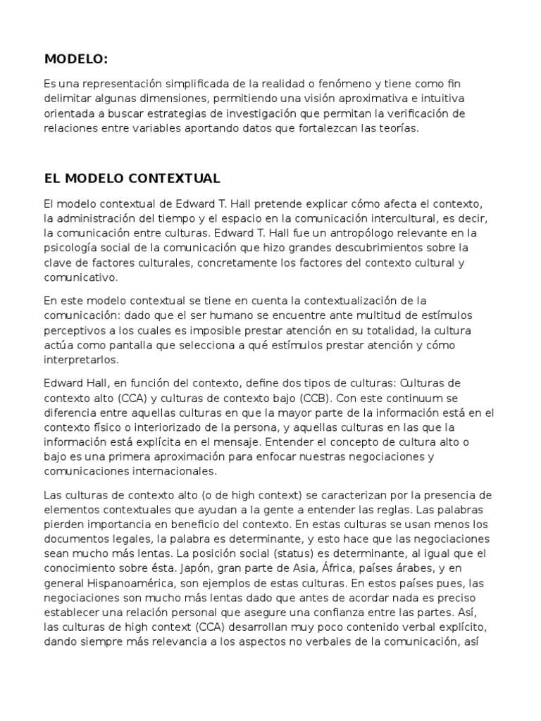 Expos El Modelo Contextual | PDF | Plan de estudios | Aprendizaje