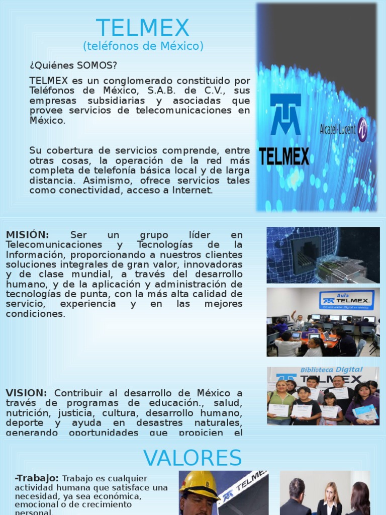 Historia y Misión de Telmex | PDF | Business | Science
