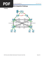 4.5.1 Packet Tracer - Inter-VLAN Routing Challenge | PDF | Ip Address | Networking Standards