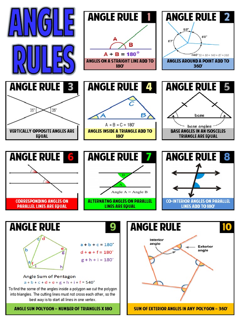 Angle Rules | PDF