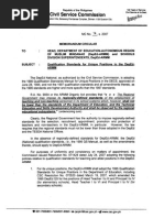 CSC - Competency-Based Recruitment and Qualifications Standards | PDF ...