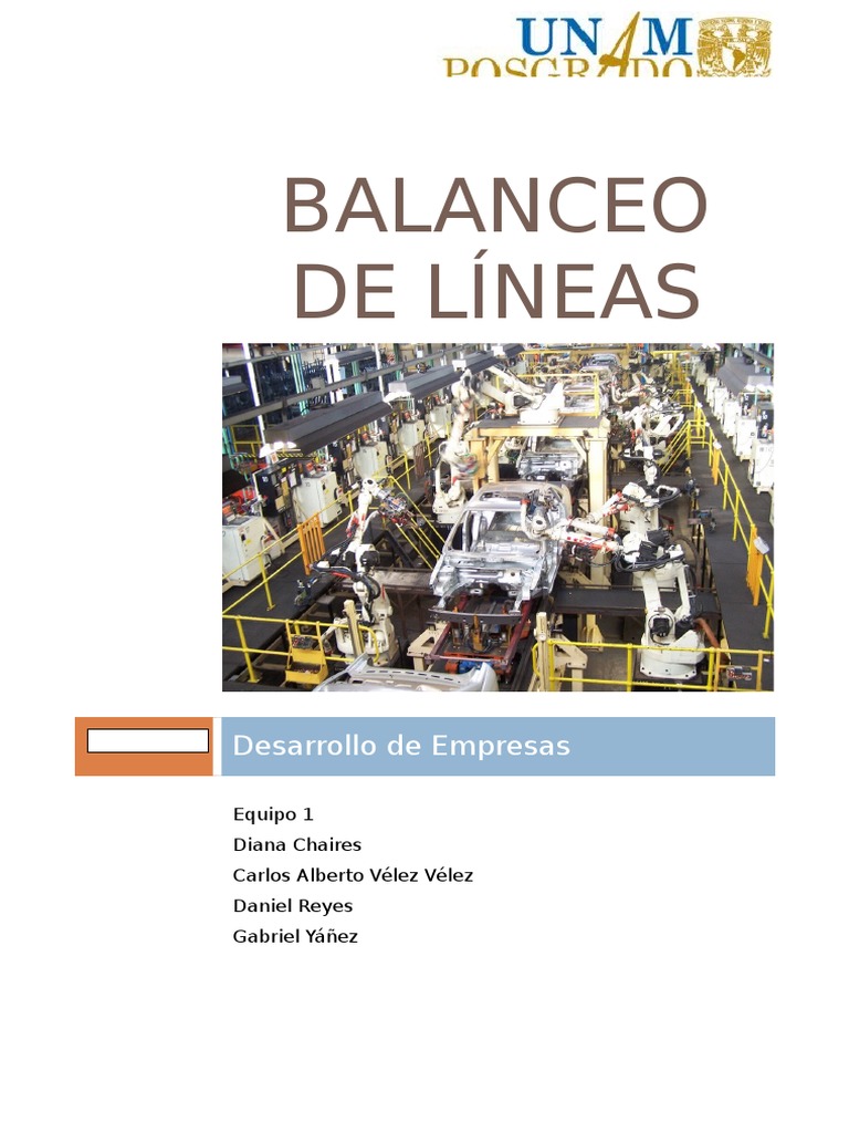 Balanceo de LÍNEAS | PDF | División (Matemáticas) | Science