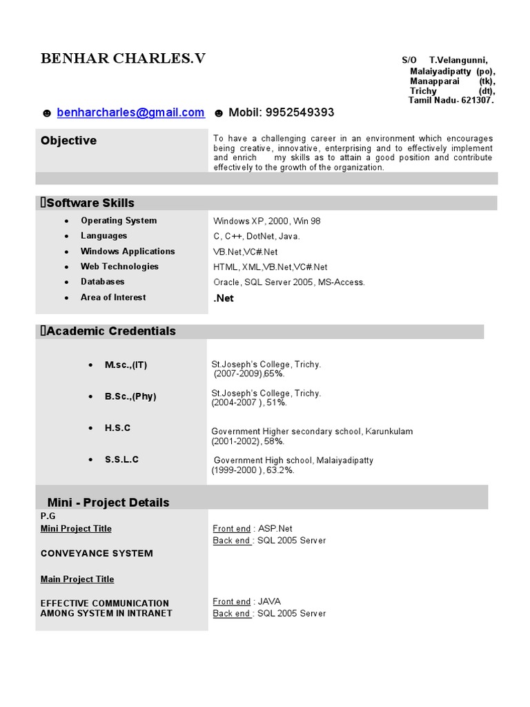 Charles Resume | PDF | Sql | Internet & Web