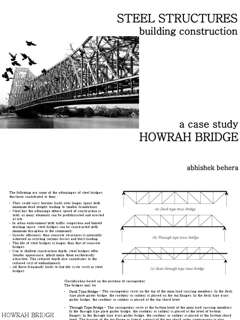 Howrah Bridge Study | Truss | Bridge