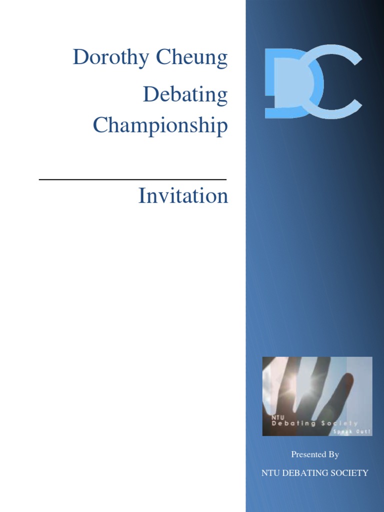 NTU Dorothy Cheung Debate Championship | PDF | Government | Business