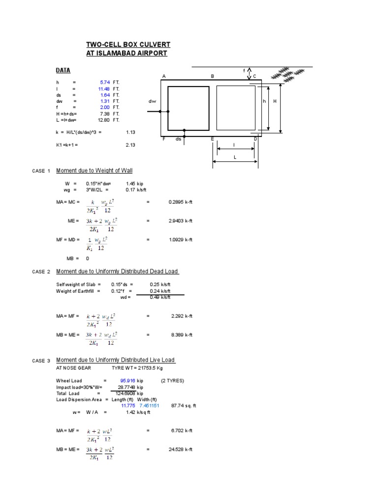 Two Cell Box Culvert | PDF | Vehicle Technology | Vehicles