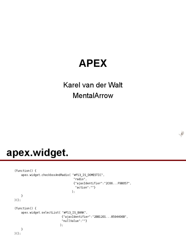 Oracle Application Express Pdf Java Script Hypertext Transfer Protocol