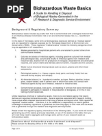 SOP For Biological Waste Disposal | PDF | Laboratories | Waste