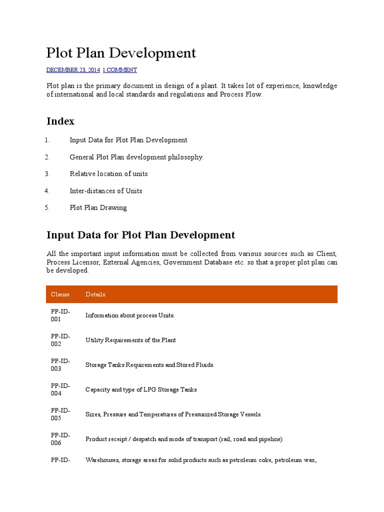 Plot Plan Development | PDF | Specification (Technical Standard) | Road