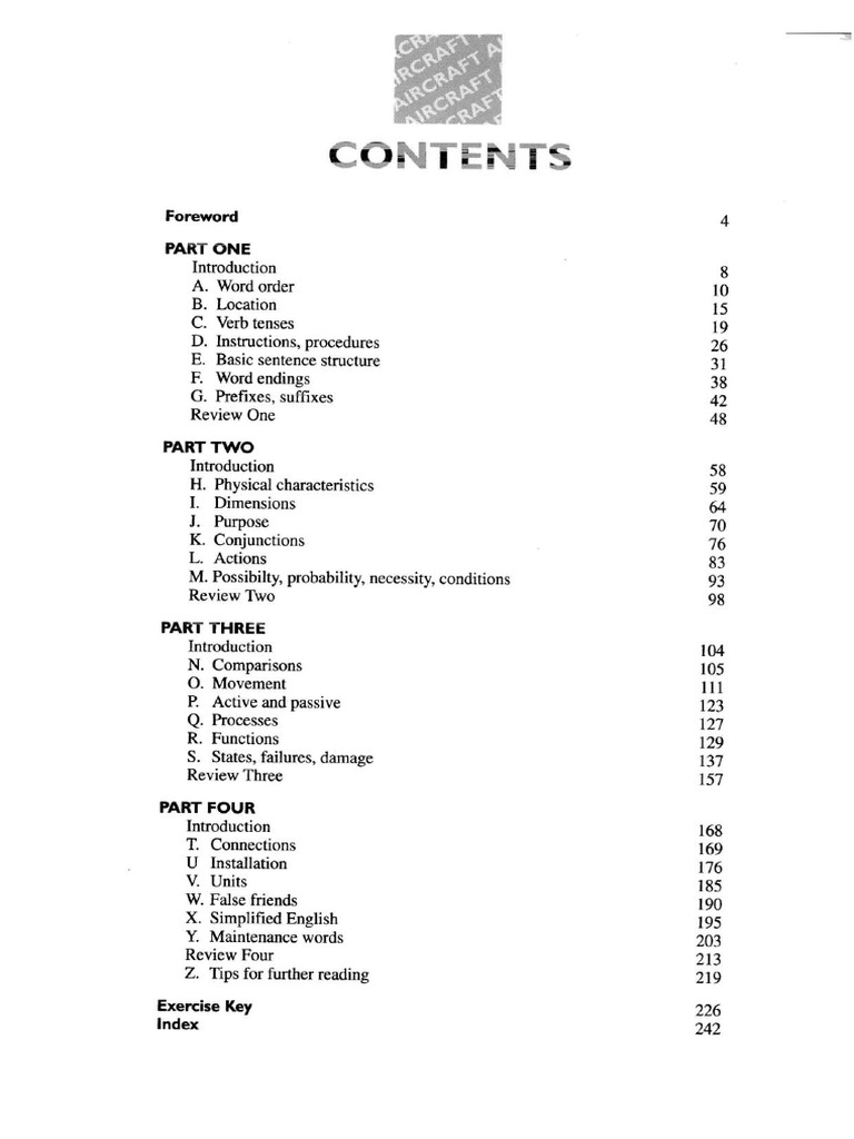 English for Aircraft Maintenance Technicians | PDF