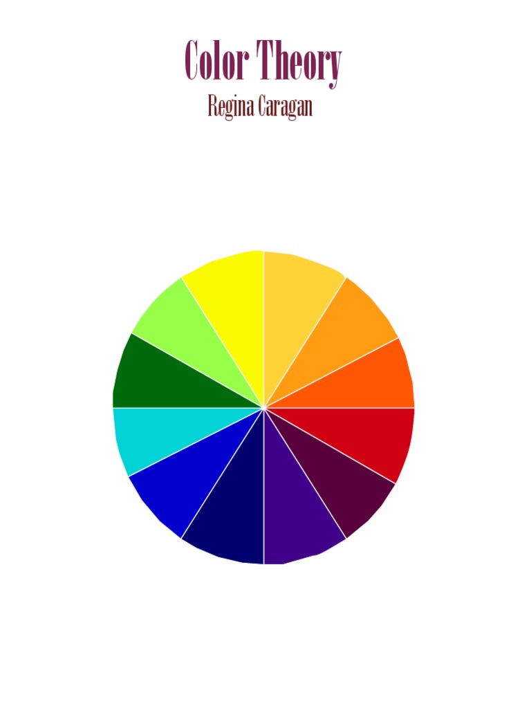 Color Theory | PDF | Magenta | Cyan