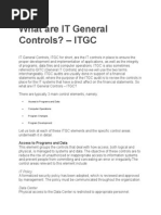 ITGC Vs ITAC | PDF
