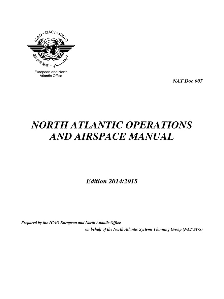 MNPS Nat Doc007 Edition 2014-2015 | PDF | Air Traffic Control | Aeronautics