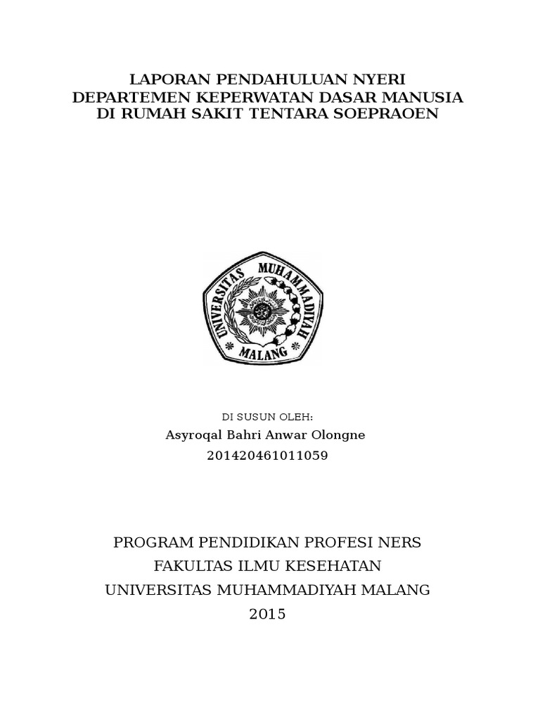 LP Nyeri | PDF | Pengembangan Diri