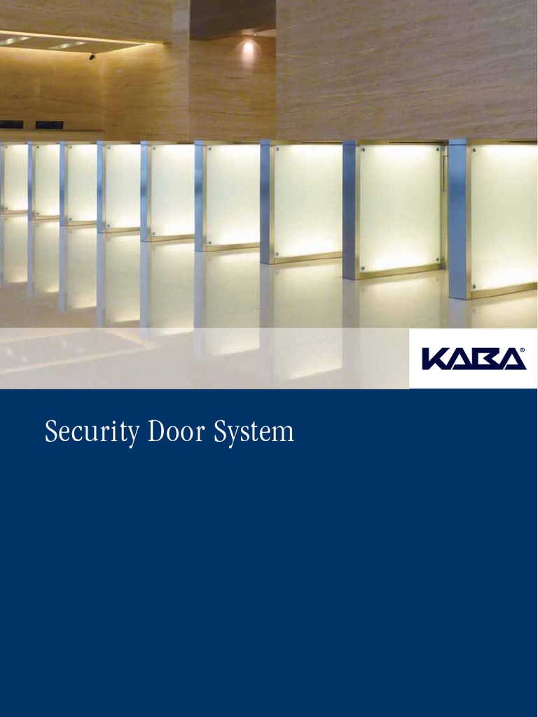 Kaba Turnstiles: Access Control Solutions | PDF | Door | Access Control