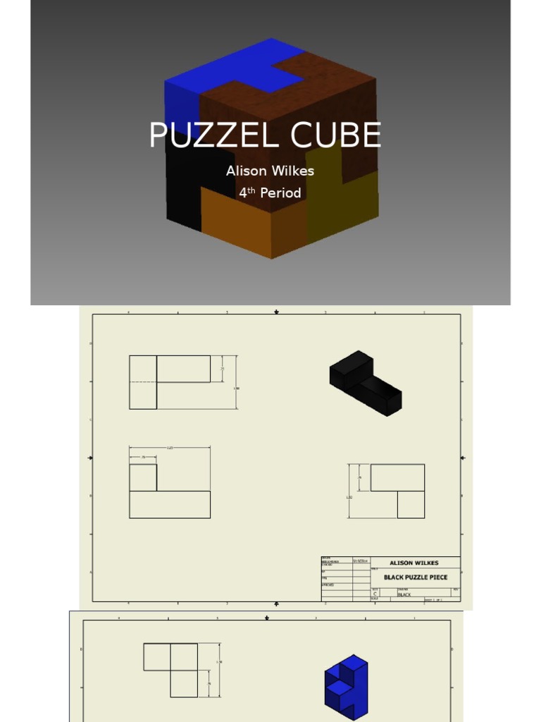 Puzzel Cube Power Point | PDF