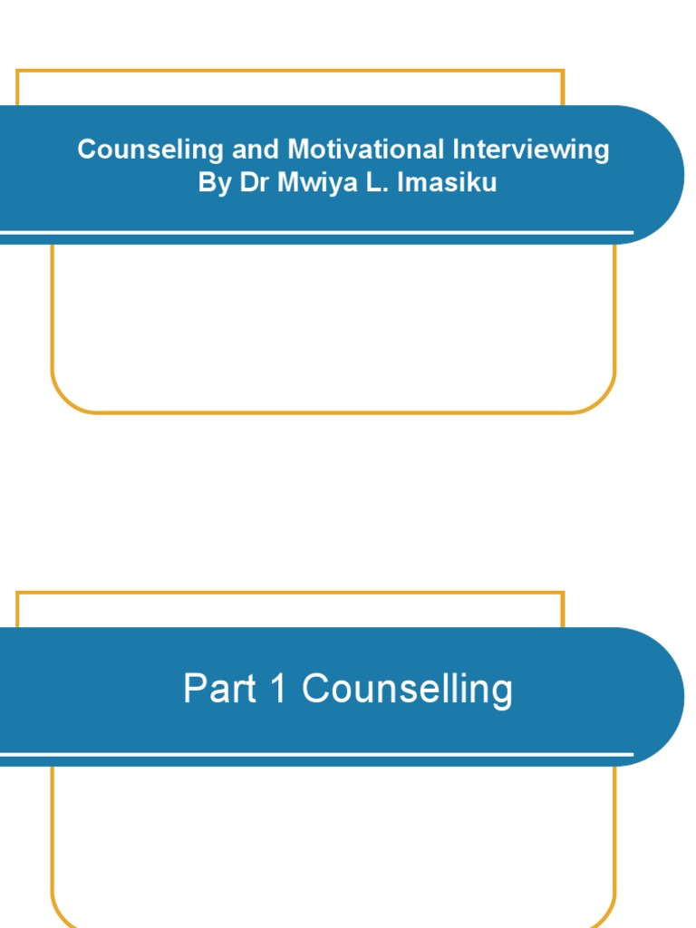 Counseling and Motivational Interviewing | PDF | Empathy | Motivation