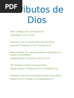 Atributos de Dios | PDF | Dios | Religiones religiosas