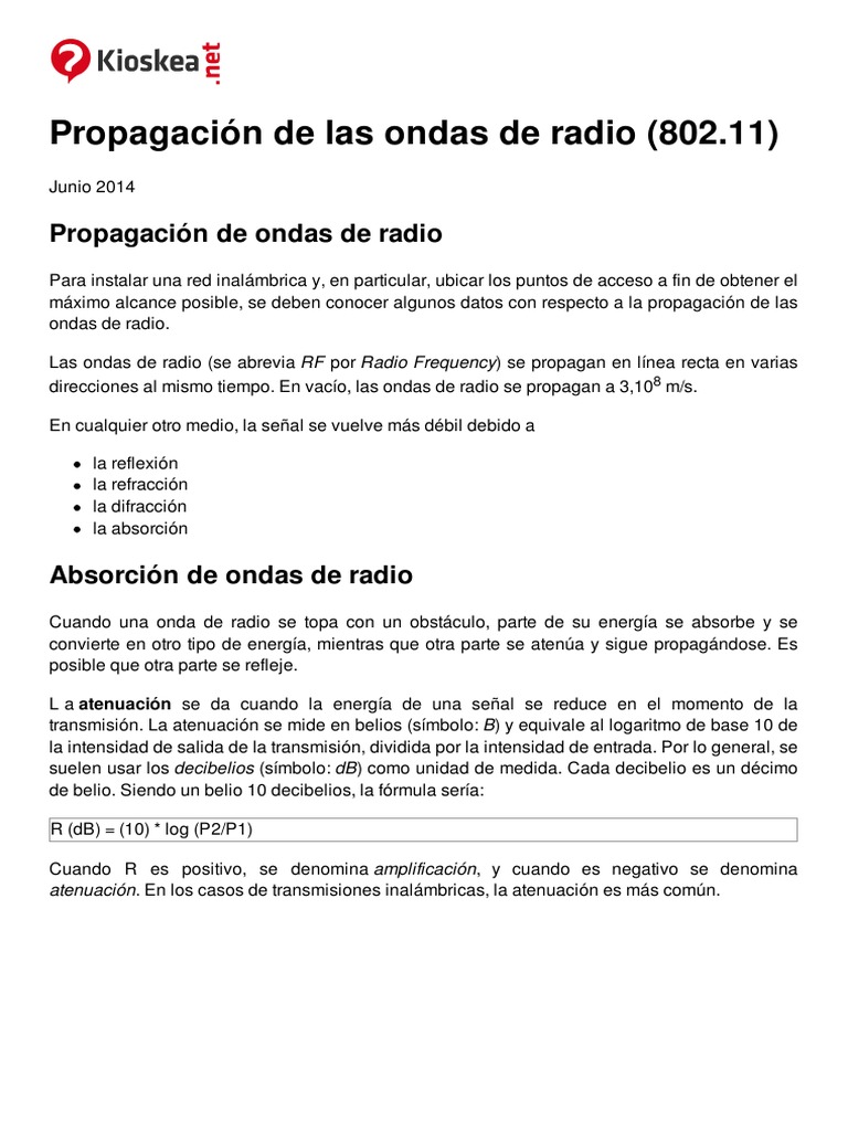 Propagacion de Las Ondas de Radio | PDF | Informática