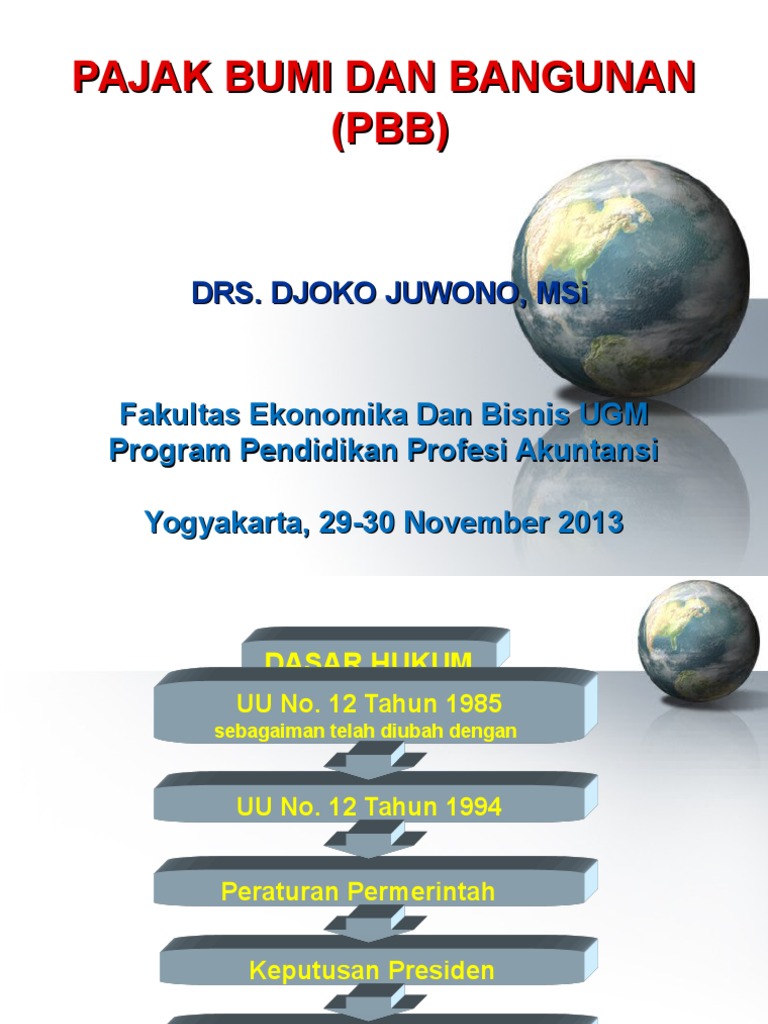 Materi PBB | PDF | Bisnis | Pengelolaan Keuangan & Uang