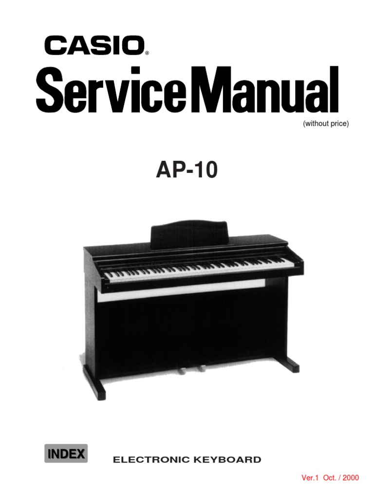 Electronic Keyboard Service Manual: Disassembly, Troubleshooting, and ...