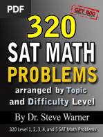 Digital SAT Math Practice Questions | PDF | Sat | Equations