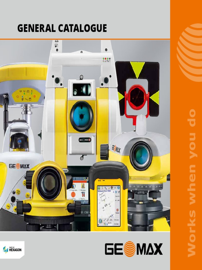 GeoMax General Catalogue | PDF | Surveying | Global Positioning System