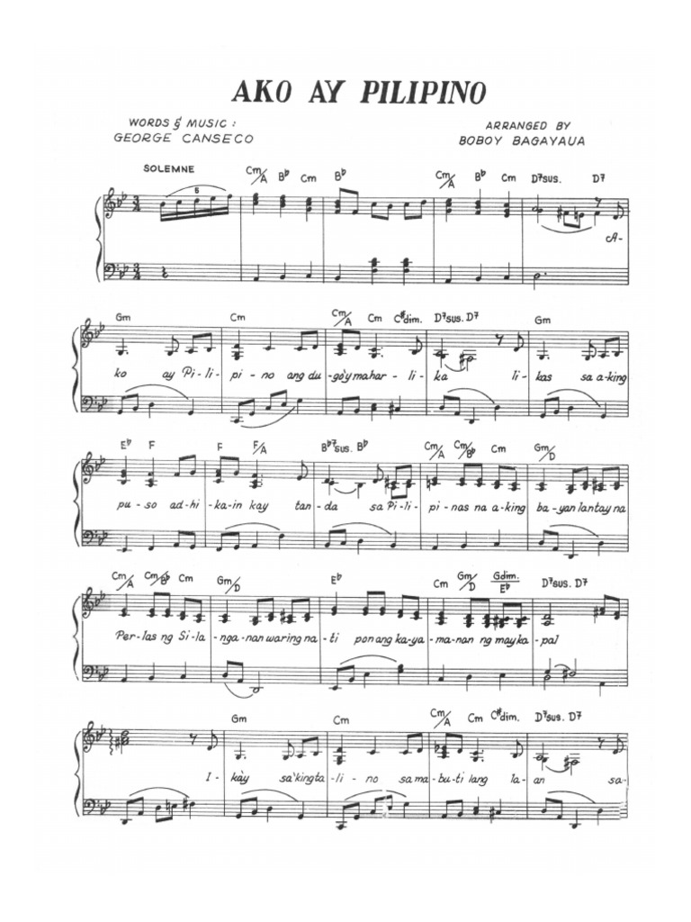 Ako Ay Pilipino | PDF