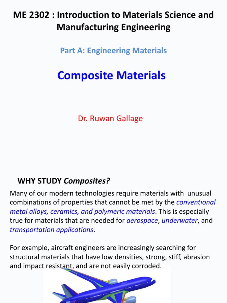 Composite Materials | PDF | Composite Material | Fiberglass