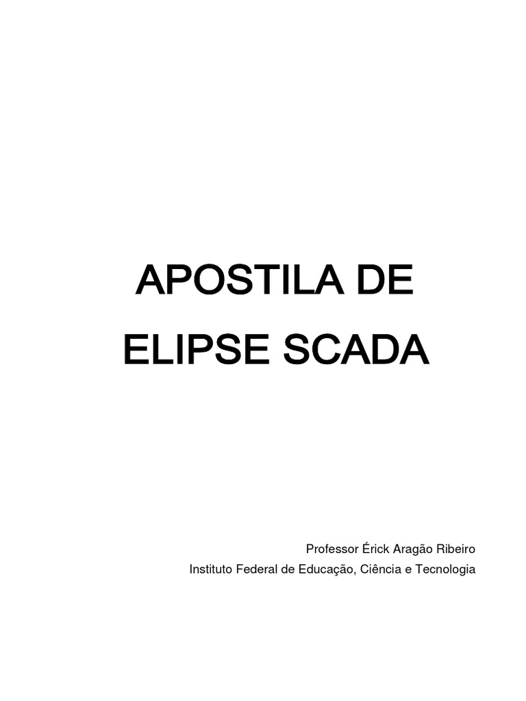 Introdução aos principais objetos e scripts do Elipse SCADA | PDF ...