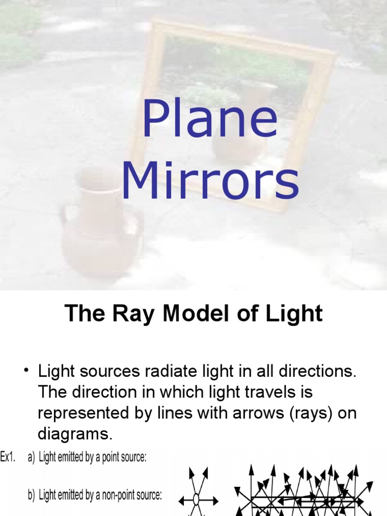 Characteristics and Uses of Plane Mirrors | PDF | Reflection (Physics ...