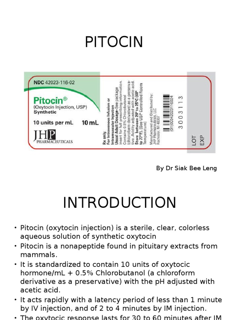 Pitocin | PDF