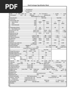 TEMA Heat Exchanger Specification Sheet | PDF | Heat Exchanger | Pressure