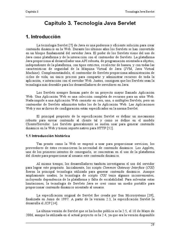 Introduccion A Servlet | PDF | Páginas del servidor Java | Servlet Java