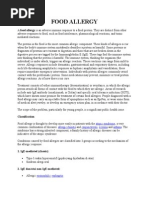 OAS Food Allergy and Cross-Reactivity Chart | PDF