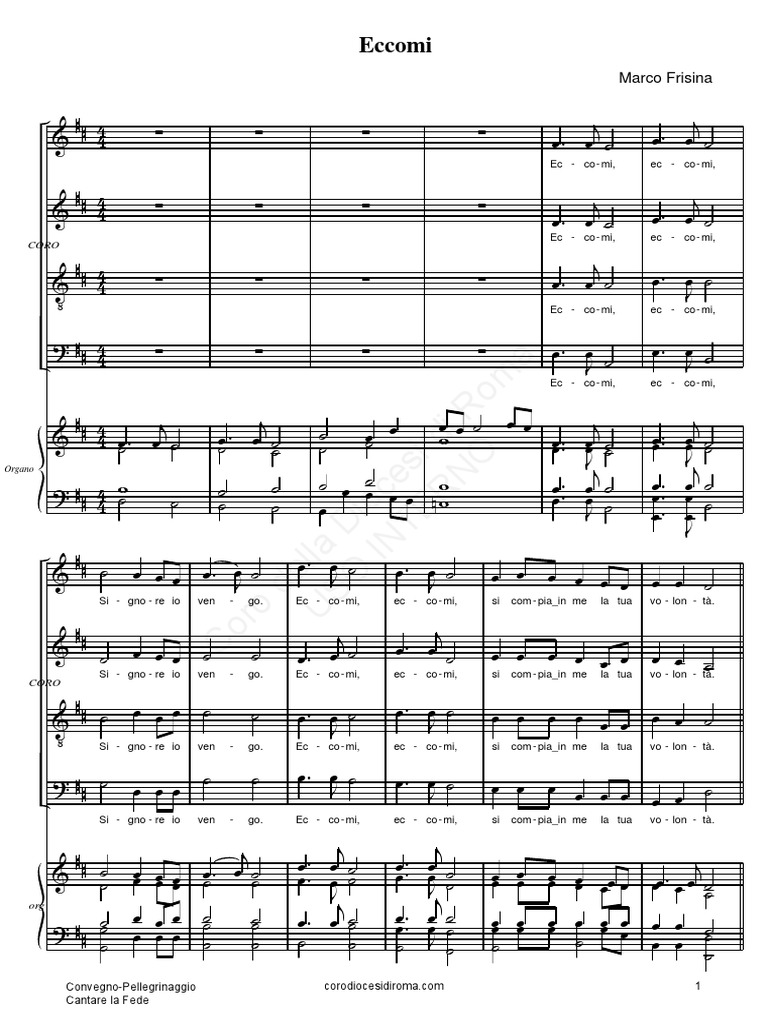 ECCOMI Marco Frisina | PDF